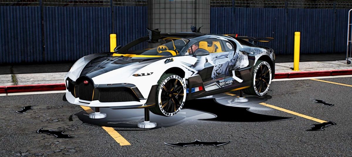 Bugatti Divo Batman [Dinamic Lights]