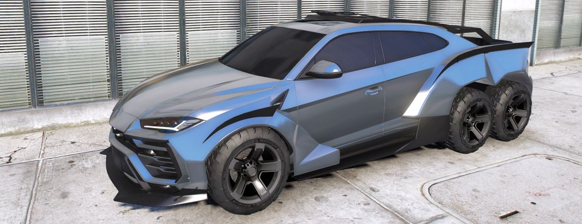 [Debadged]-Lamborghini Urus 6x6 Pickup