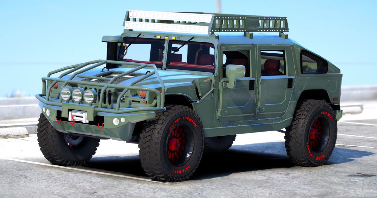 [Debadged]-Hummer H1 Pickup Baja