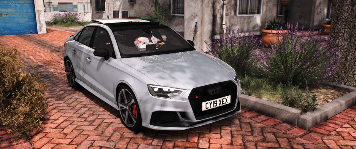 Audi RS3 8V Saloon [Animated Sunroof]