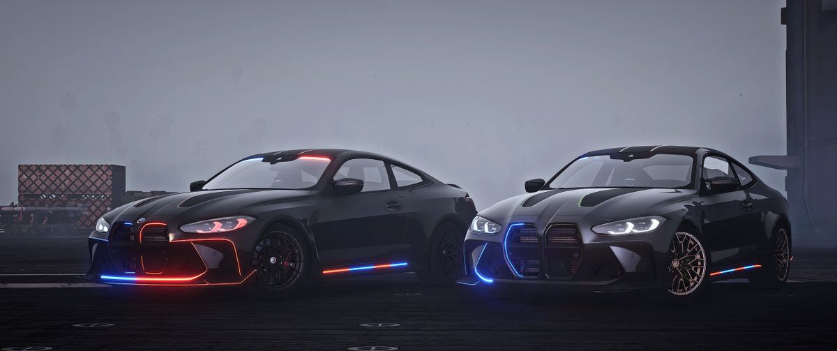 BMW M4 G82 CSL Modern Lights [Police]