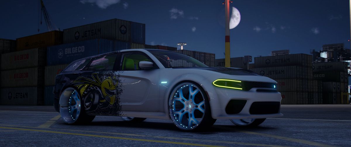 Custom 1320 Scatpack Dodge Magnum SRT On Armani Forged Rims