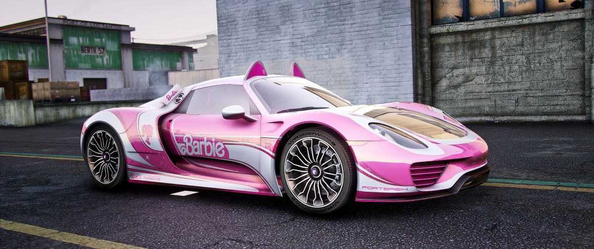 Porsche 918 Barbie [Animated Lights]