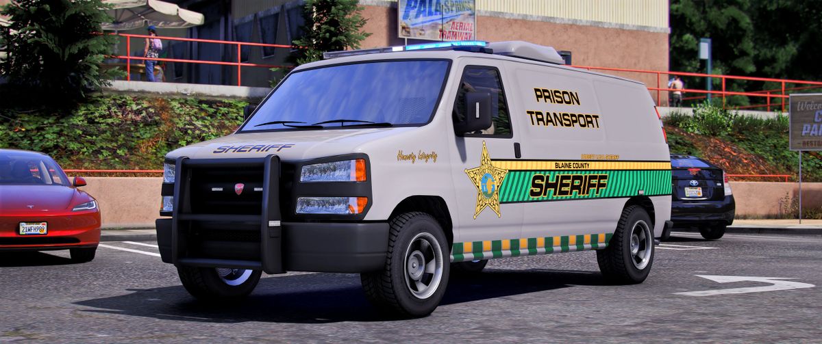 [Non ELS] 2024 Lore Police Transport Van [Slider] [10 Seater] [Police]