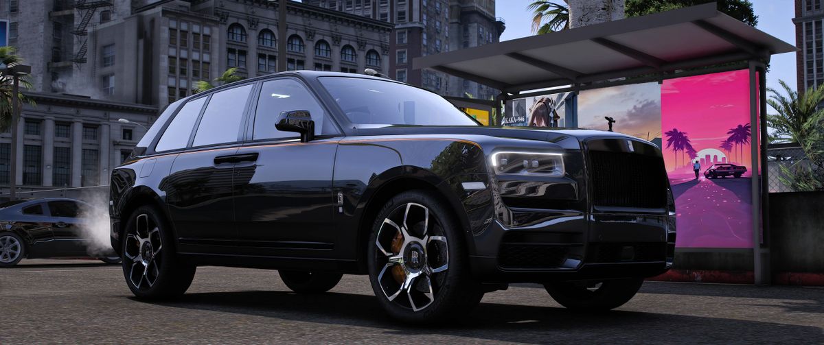 Rolls Royce Cullinan Black Badge v2 [Animated Trunk]