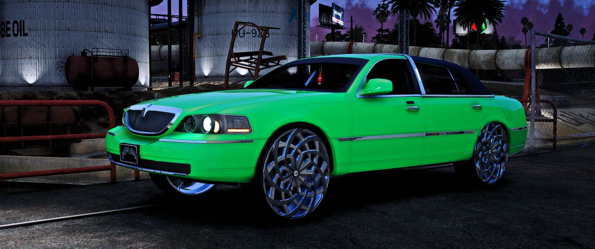 Lincoln Town Car v2 Donk 2010 [Animated Trunk]