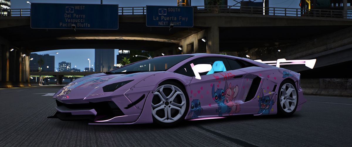 Lamborghini Aventador LP700-4 Stitch [Dinamic Lights] [Tuned]