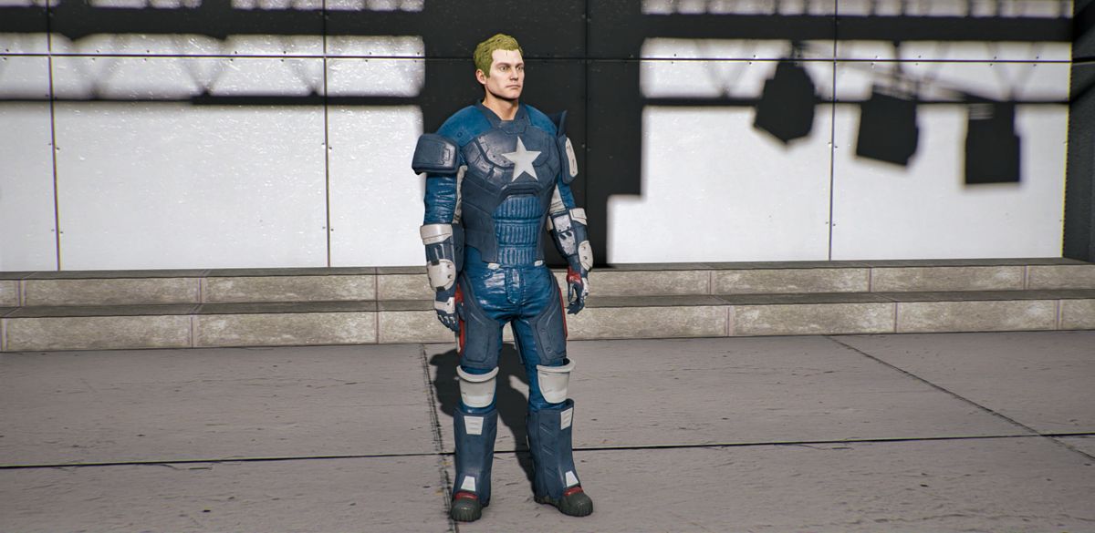 Captain America [Custom Battle Armour]