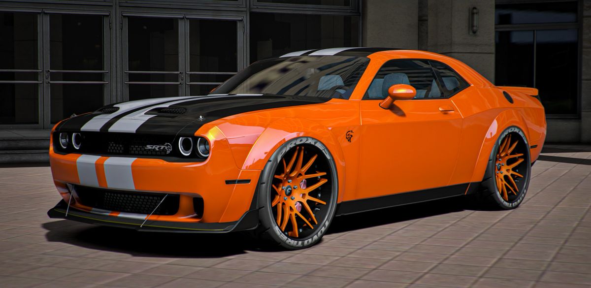 Custom Dodge Challenger Hellcat Redeye Widebody on Forgiatos