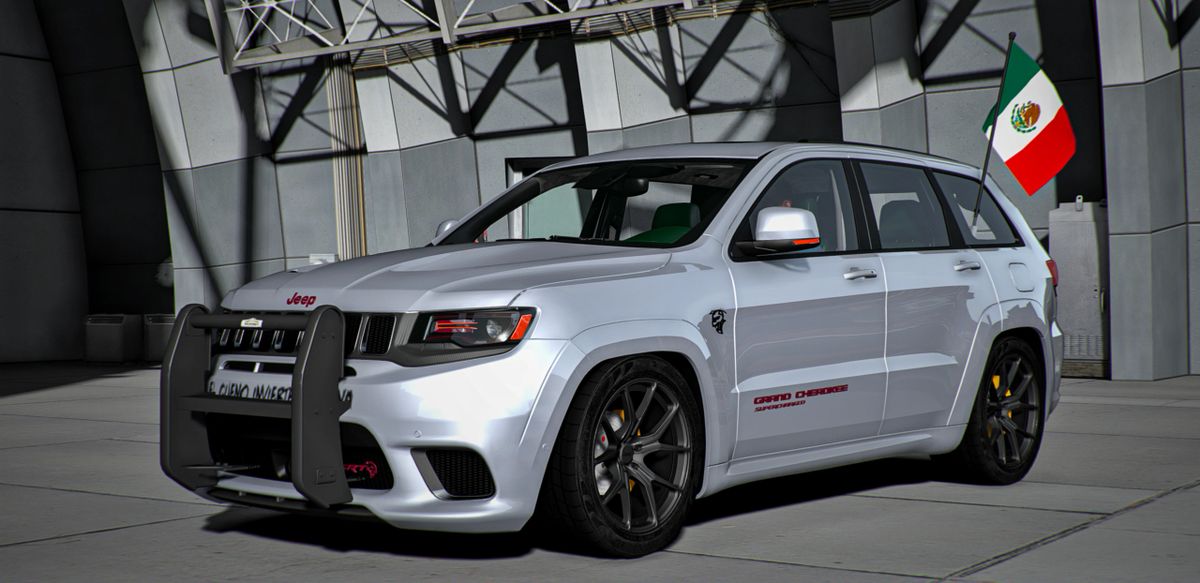 Jeep Grand Cherokee Trackhawk Supercharged SRT Ghoul With Props