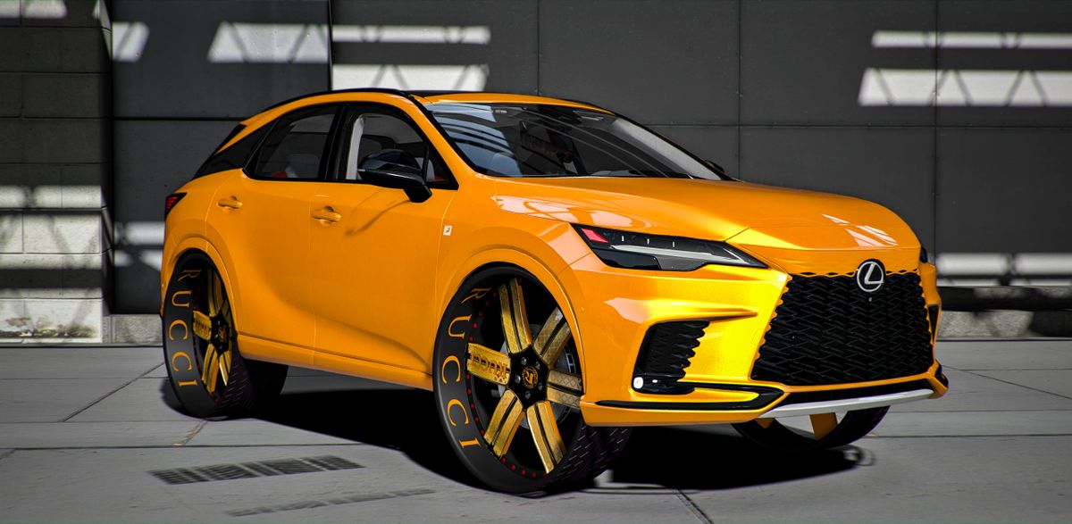 Lexus RX 2024 Rucci Gucci Donk [Auto Roof]