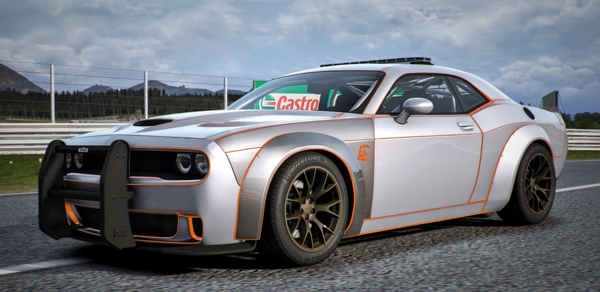 Custom Animated Dodge Challenger 426 Hellephant [Slider] [4 Seater]