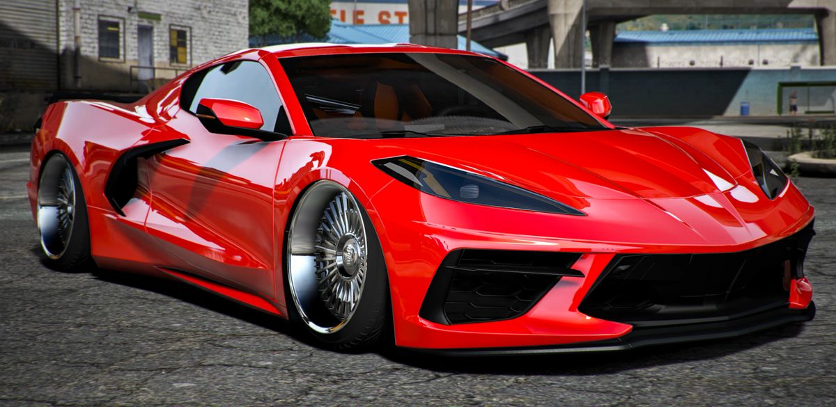 Corvette C8 Stanced [Slider] [3 Seater]