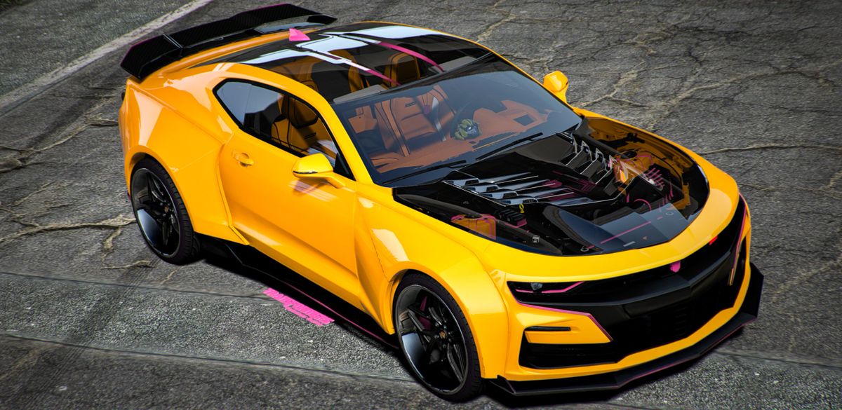 Chevrolet Camaro 2023 Bumblebee Edition [Tuning Parts] [Dinamic Lights]