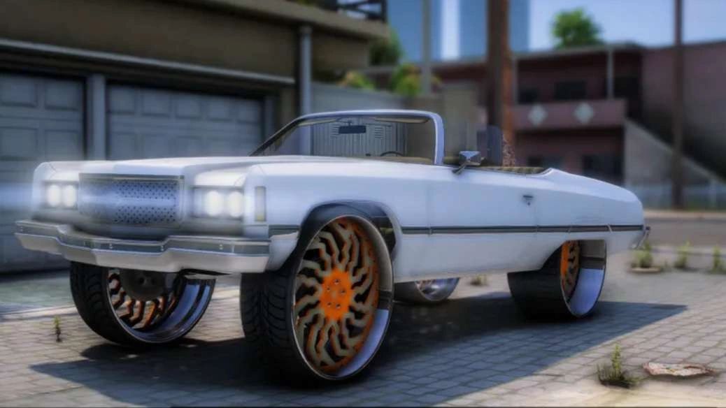 Chevy Impala Drop-Top On Glo Rims