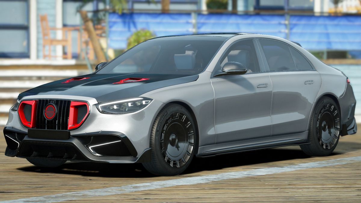 RED Mercedes-AMG S63 E PERFORMANCE MANSORY