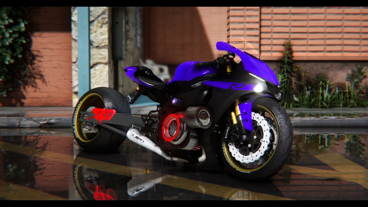 Yamaha R1 Drag Turbo Custom