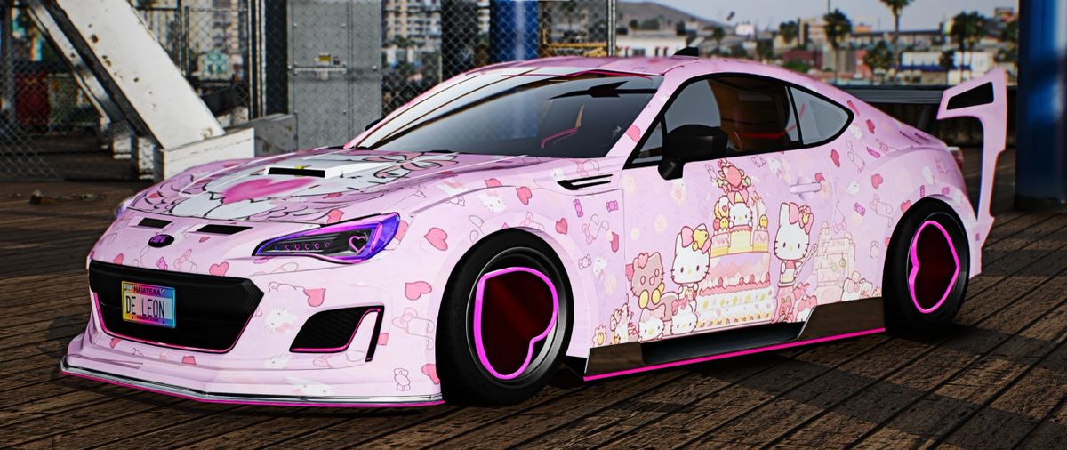 Subaru Hello Kitty [Animated Lights]