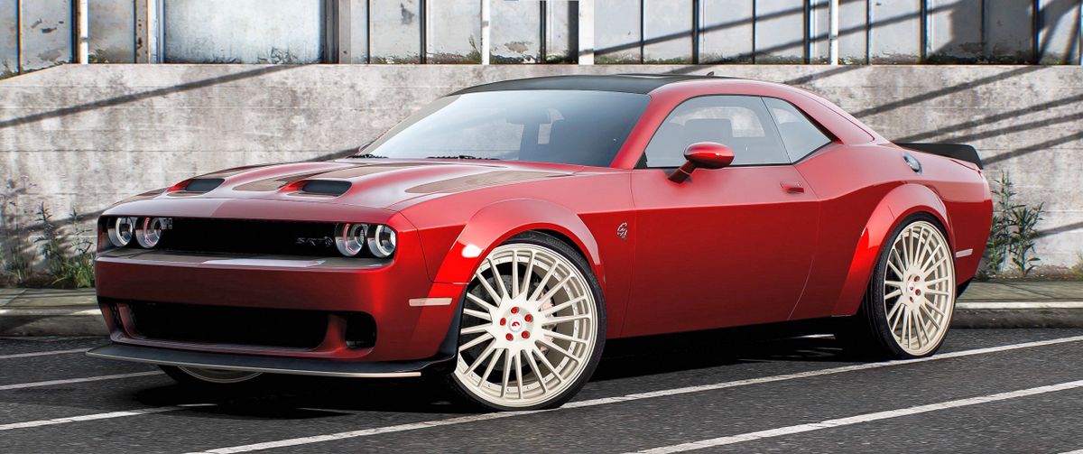 2022 Dodge Challenger Hellcat On Tecnica 2.2 Forgiatos