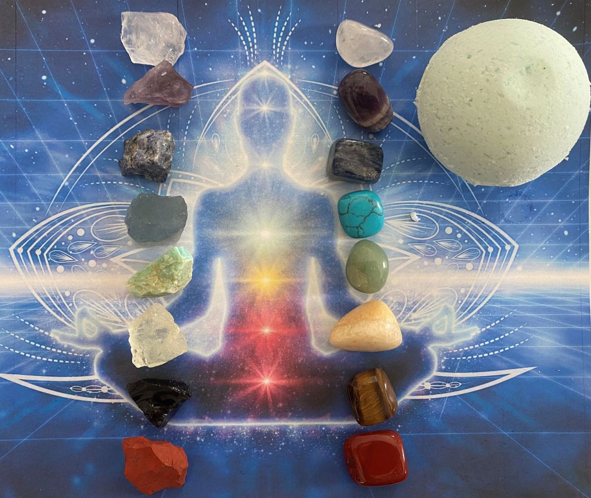 Chakra Stone Mineral Spa Bath Bombs