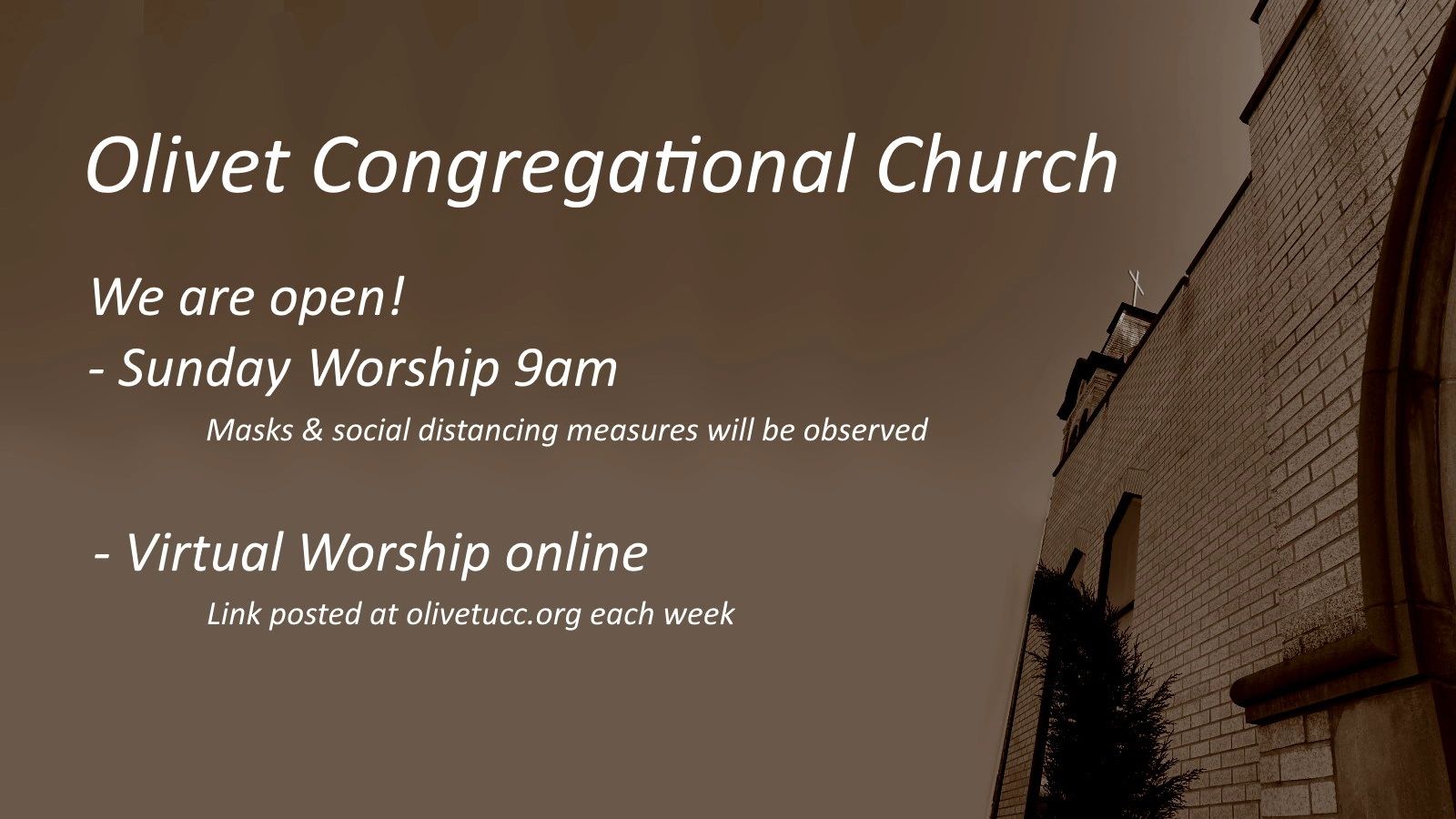 Olivet UCC - Olivet Congregational United Church of Christ
