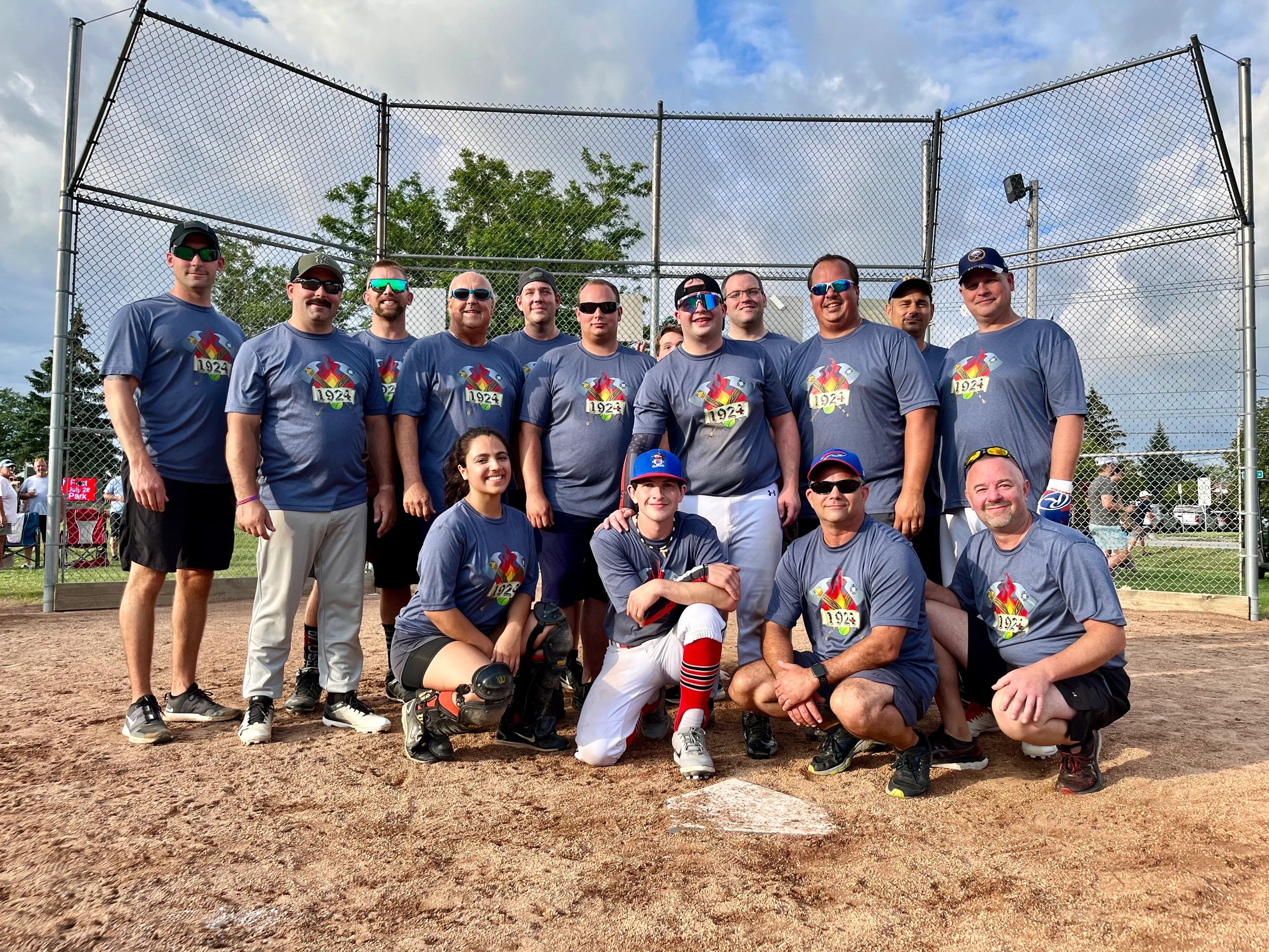 Softball team advances in firefighter league playoffs