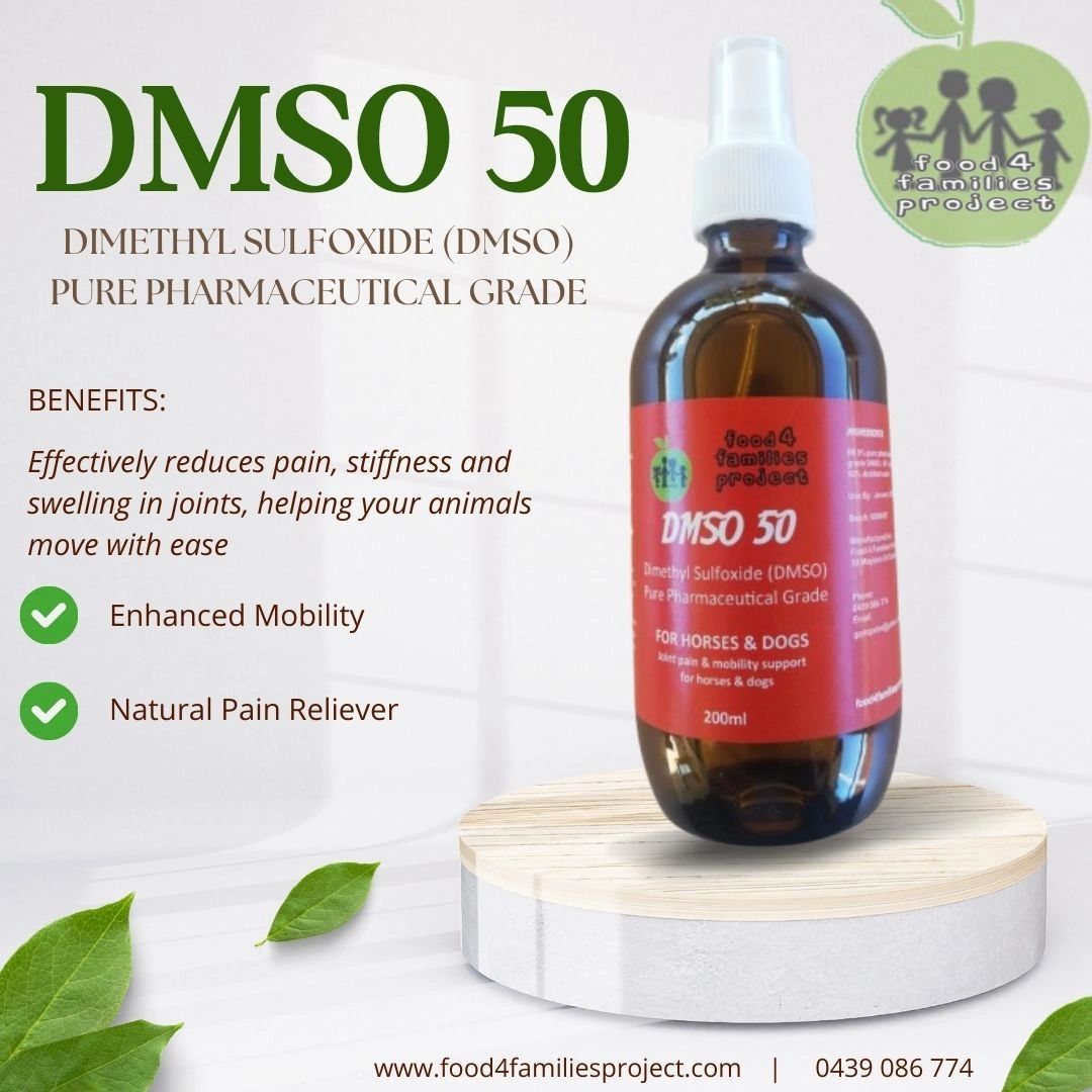 DMSO 50 (Dimethyl Sulfoxide) FOR HORSES & DOGS 200ml