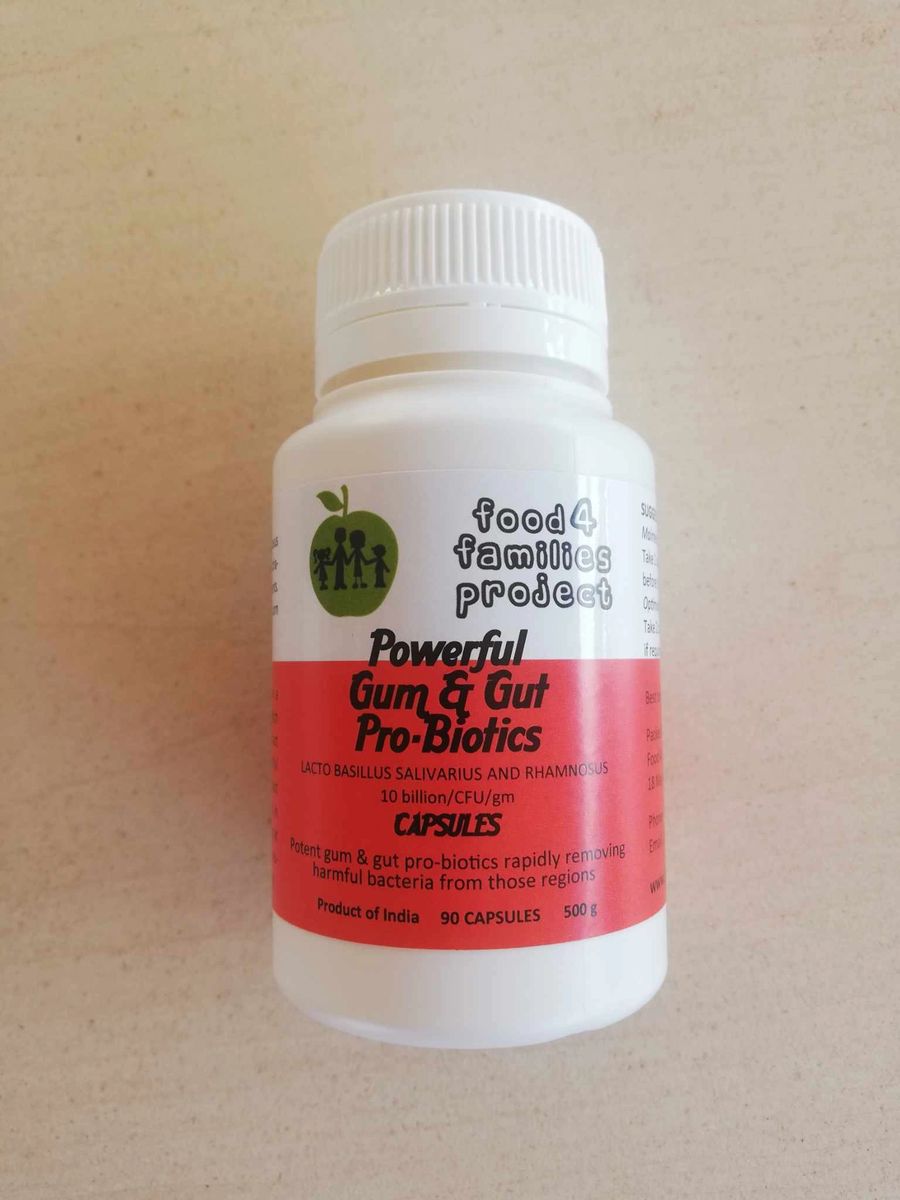 GUM & GUT PROBIOTIC (90) CAPSULES 500g