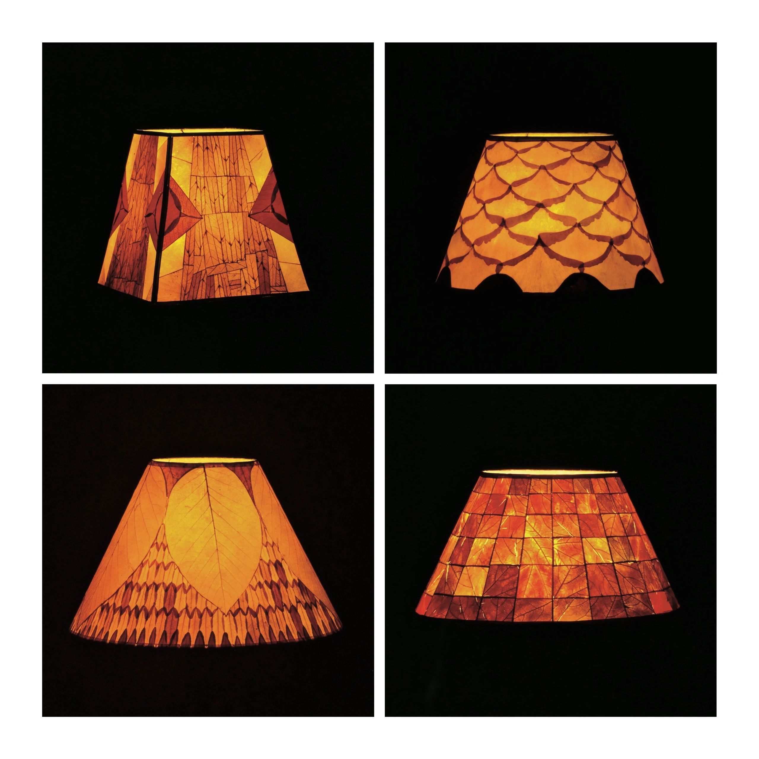 Shades of Autumn - Leaf Lampshades, Art and Craft, Lamp Shades