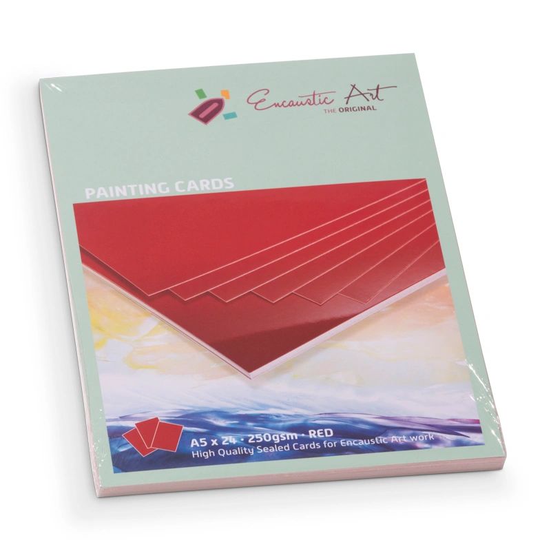 A5 Red Mounting Card