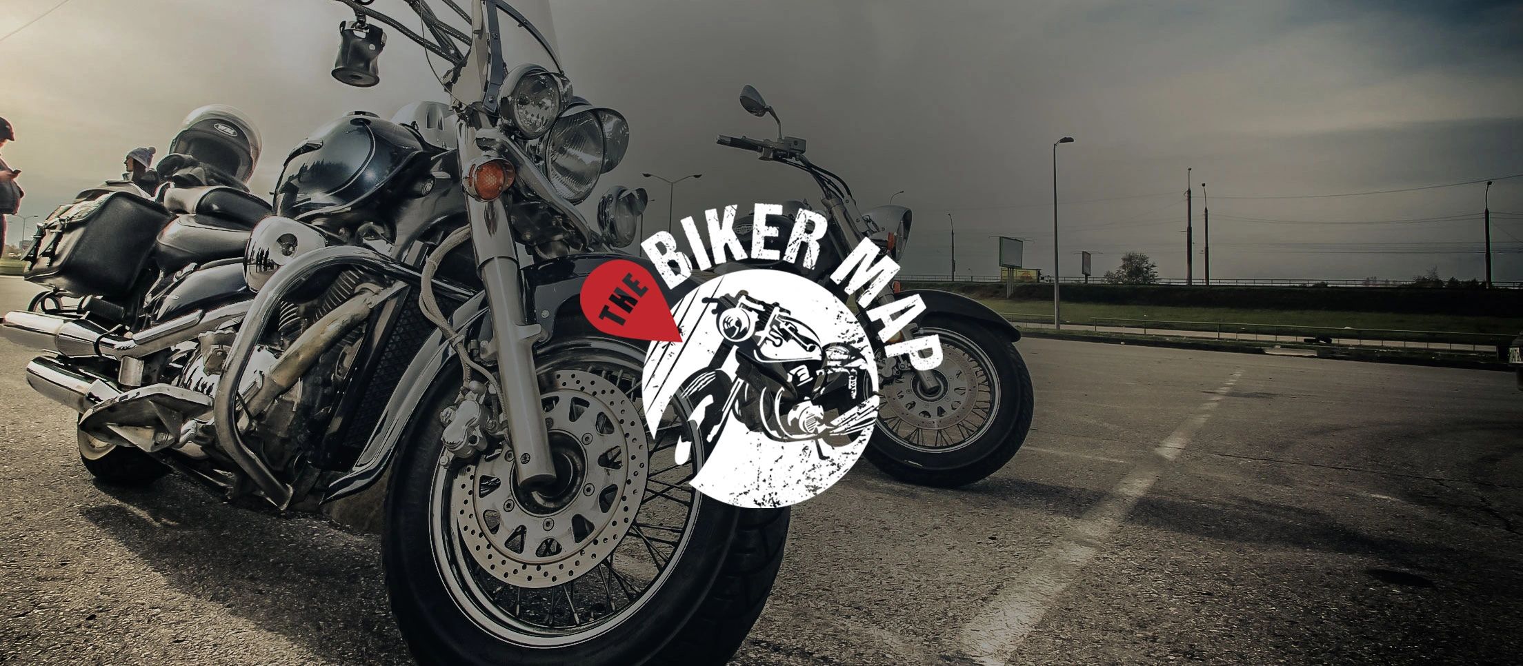 The Biker Map - Motorcycle, Motorcycle, Map, Harley Davidson