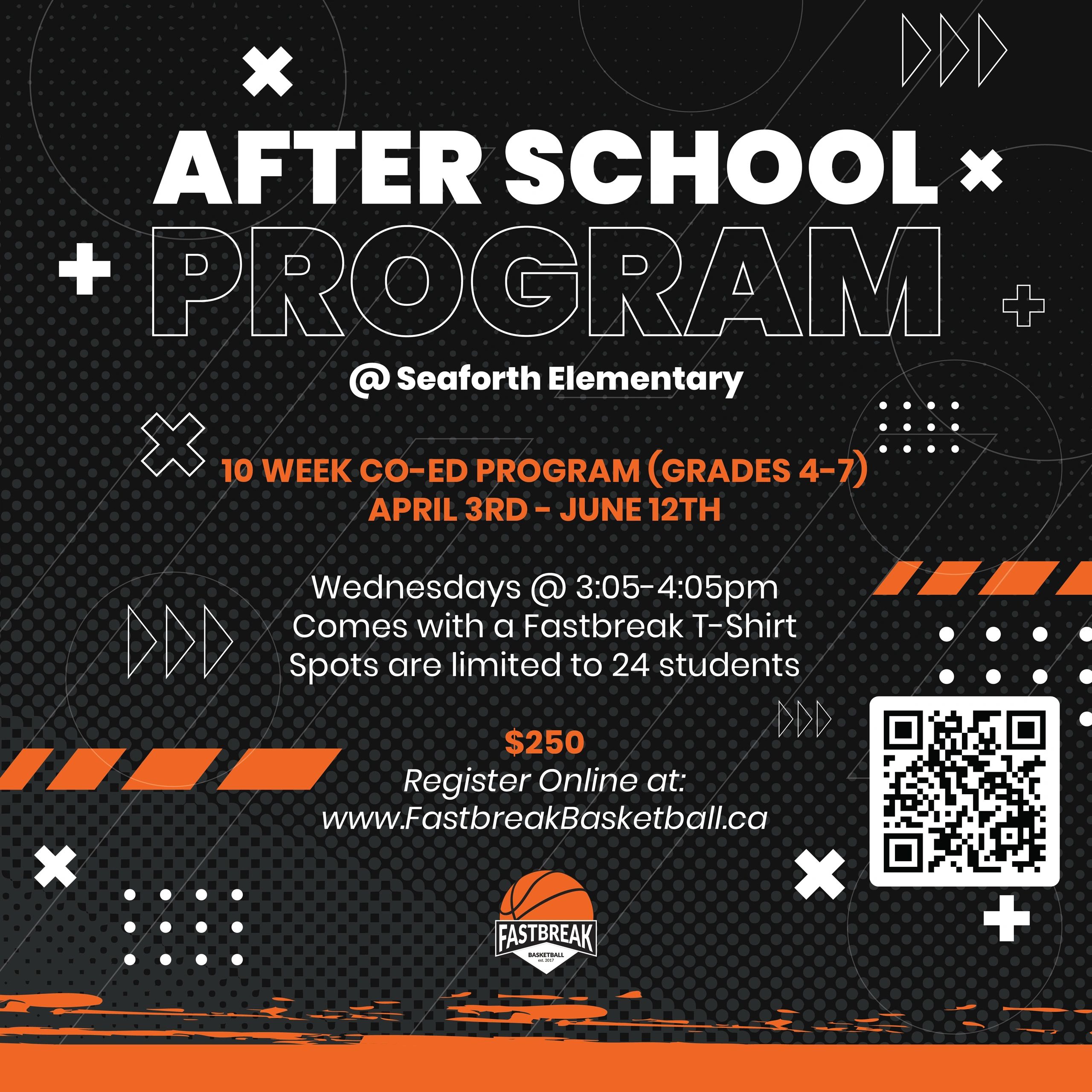 Seaforth Elementary - After School Basketball Program (10 Weeks)
