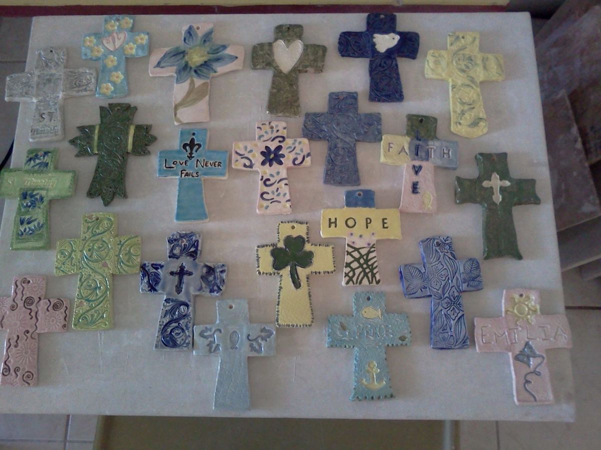 Hand Building with clay-cross at St. Tim's Festival 1/24/26