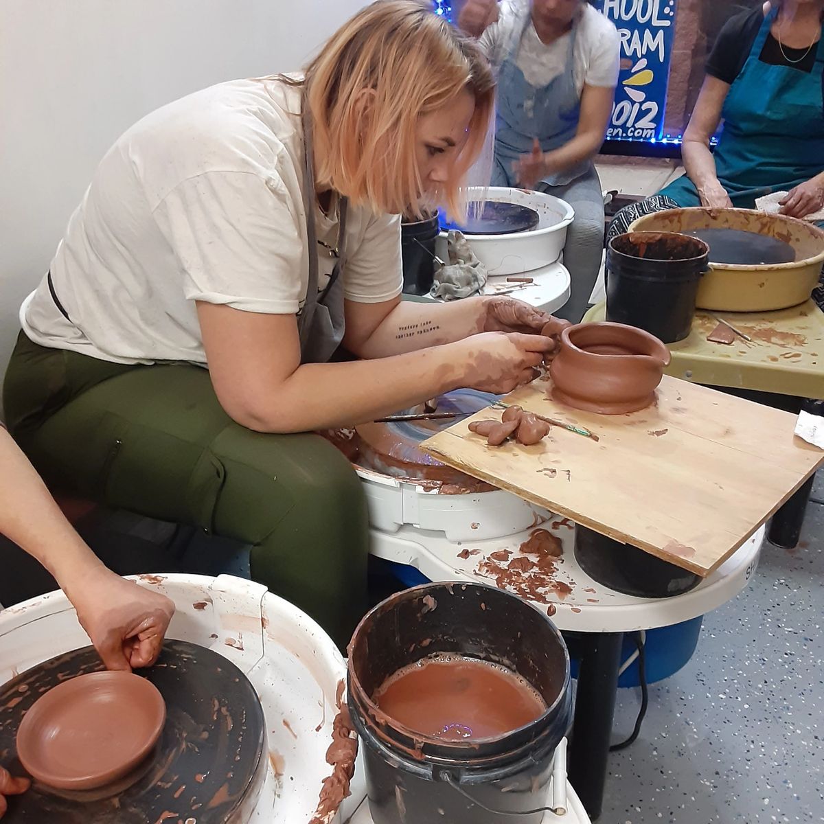 Pottery Wheel Class for beginners 8 Weeks Thursdays 6-8 pm