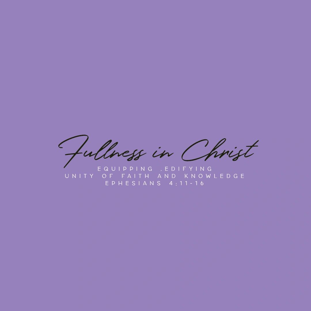Fullness In Christ