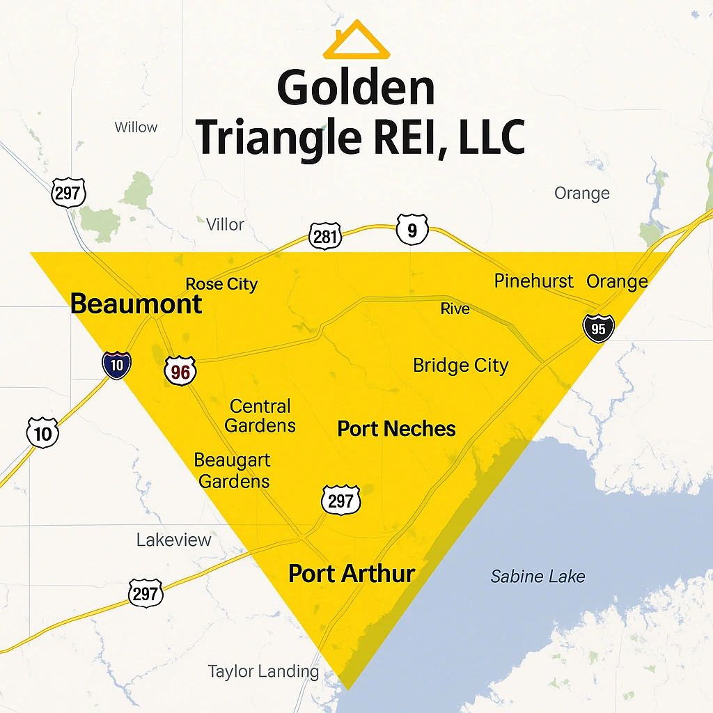 Golden Triangle Texas Map