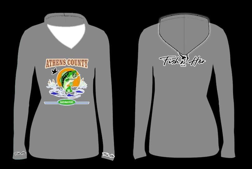 Athens County Bassmasters 2025 Approved Fan Gear Full Sublimation Women ...