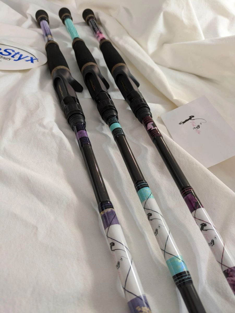 New! Fish Her Custom Built Made in the USA Casting Rods by Fishstyx
