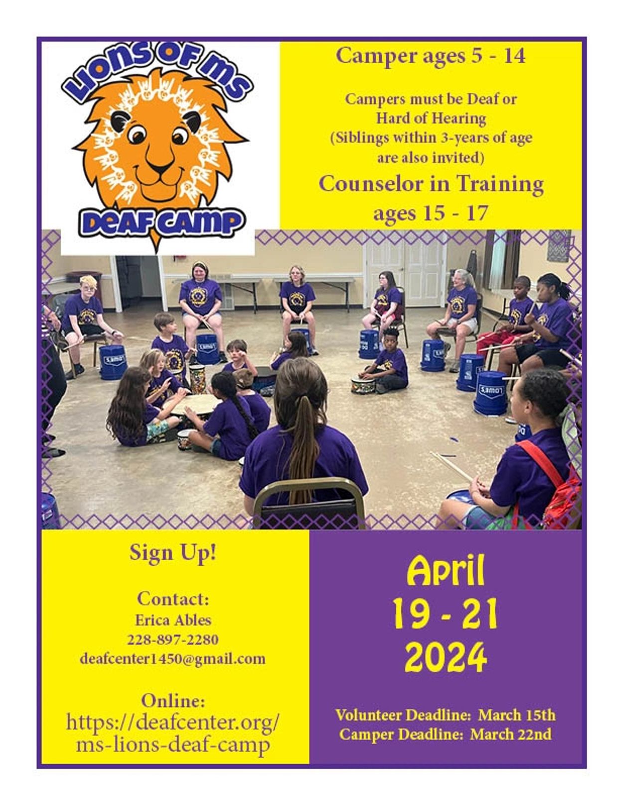 MS Lions Deaf Camp | de l'Epee Deaf Center, Inc.