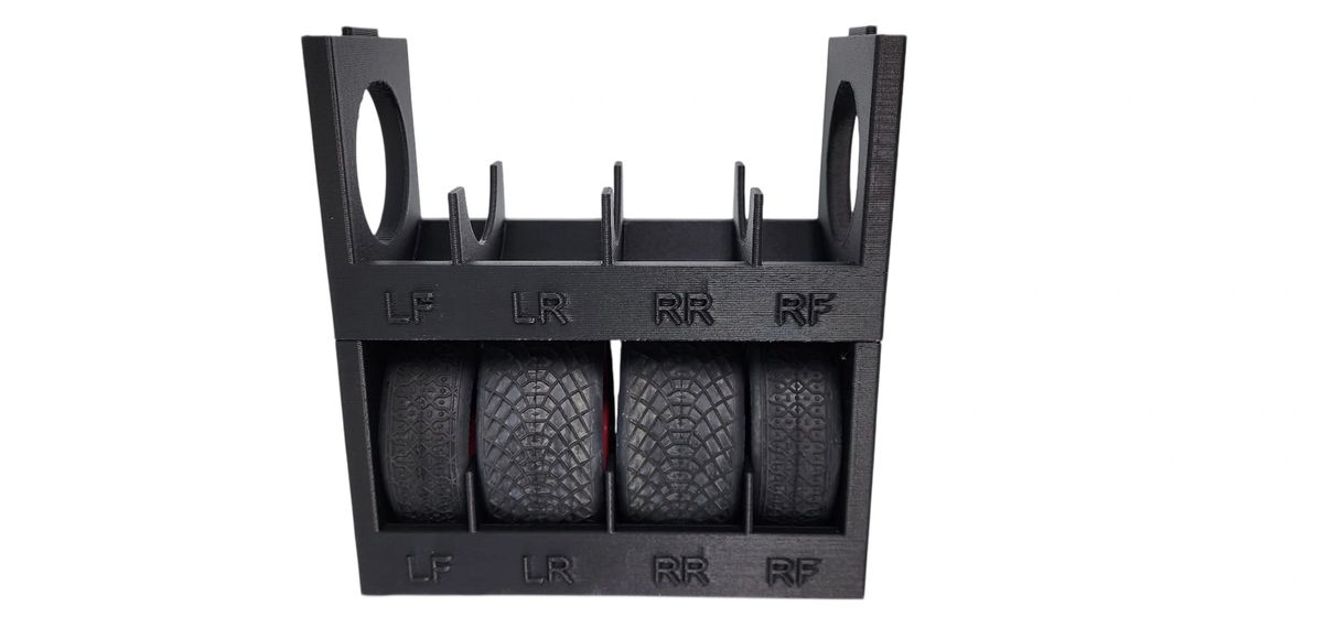 TP3D Rubber Tire Stackable Rack