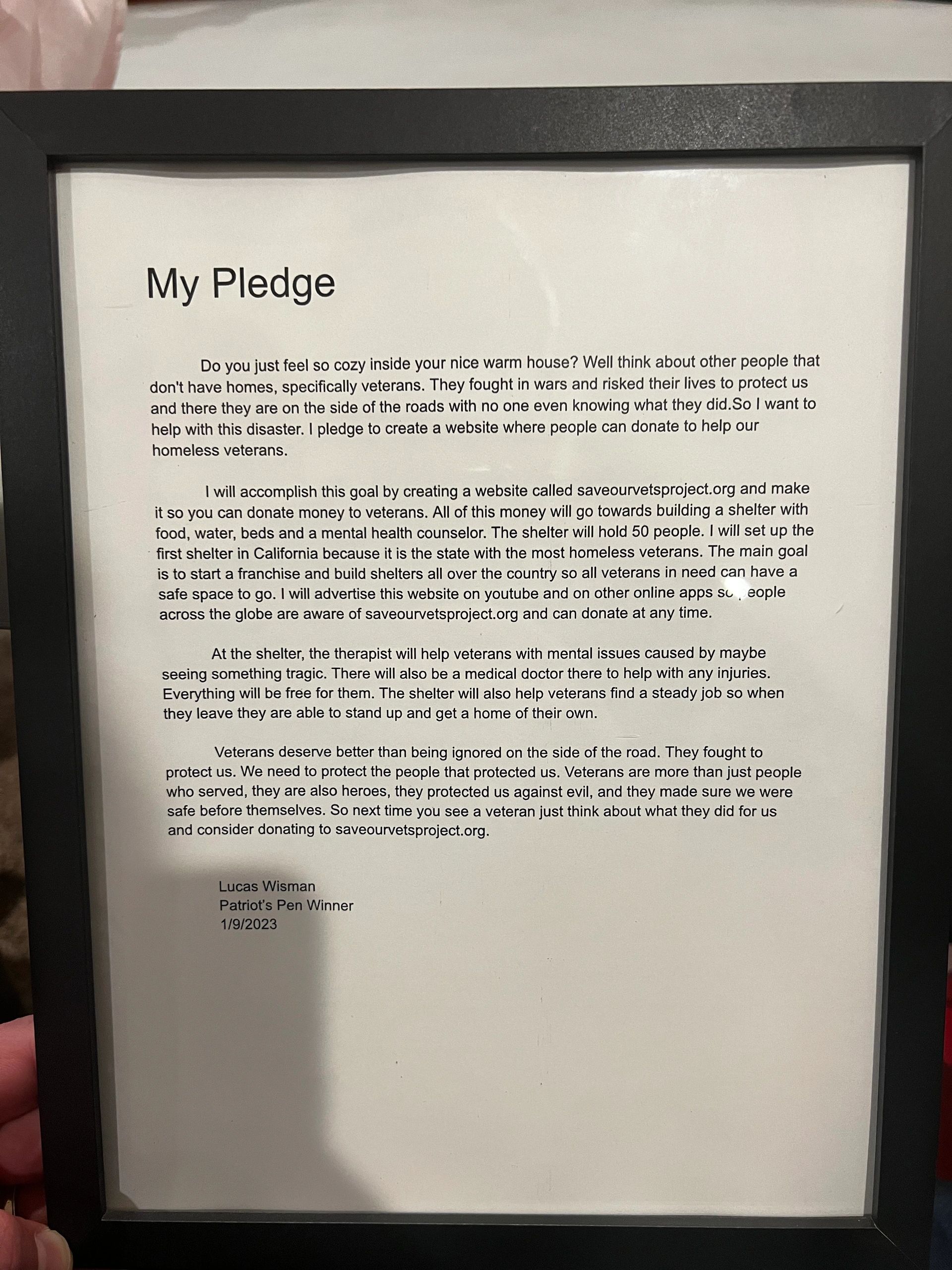 Save Our Vets Project