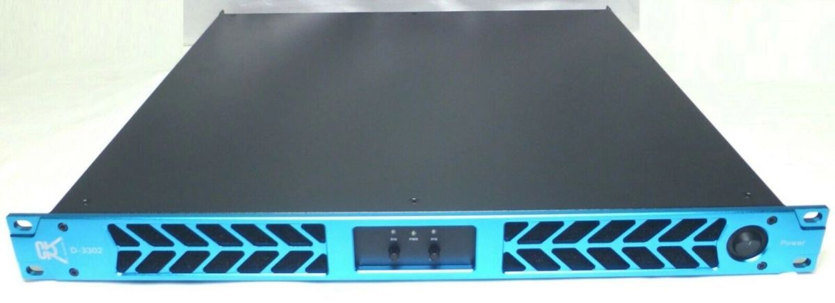 CVR D-3302 Series Professional Power Amplifier One U Space 3300 Watts x ...