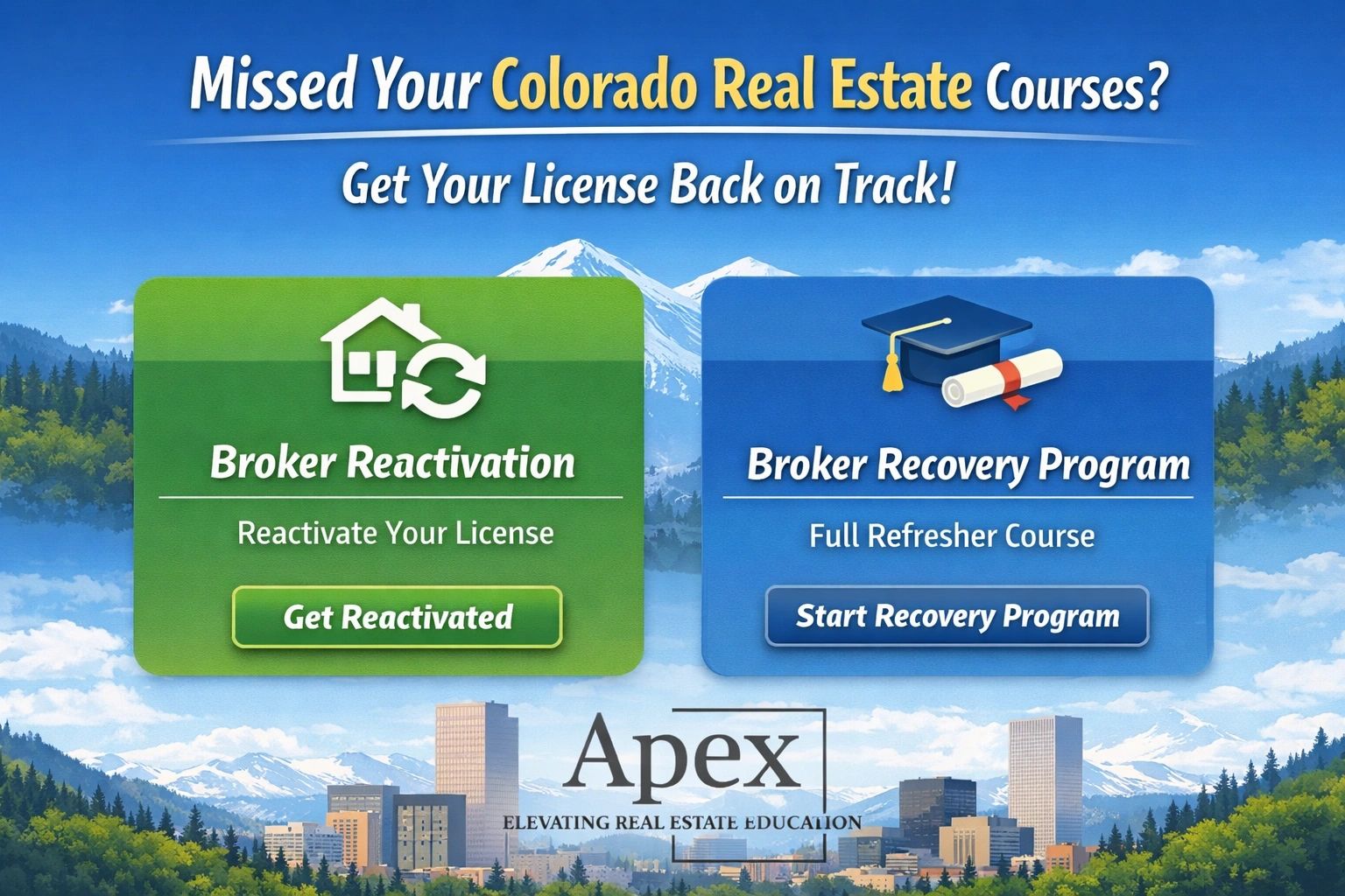 I missed an Annual Commission Update Course. What do I Do?