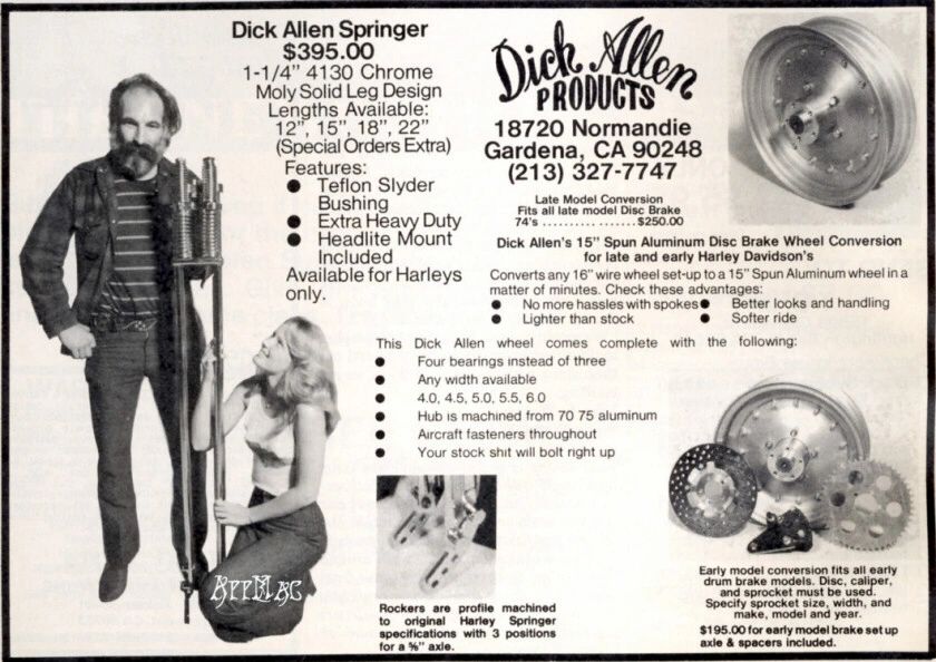 Dick Allen "STYLE" Springer Fork Plans