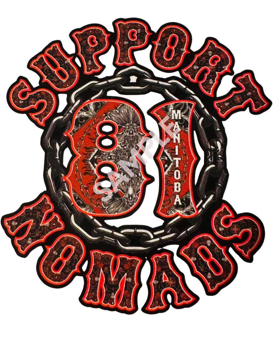 Truck Window PAISLEY SUPPORT 81 Decal