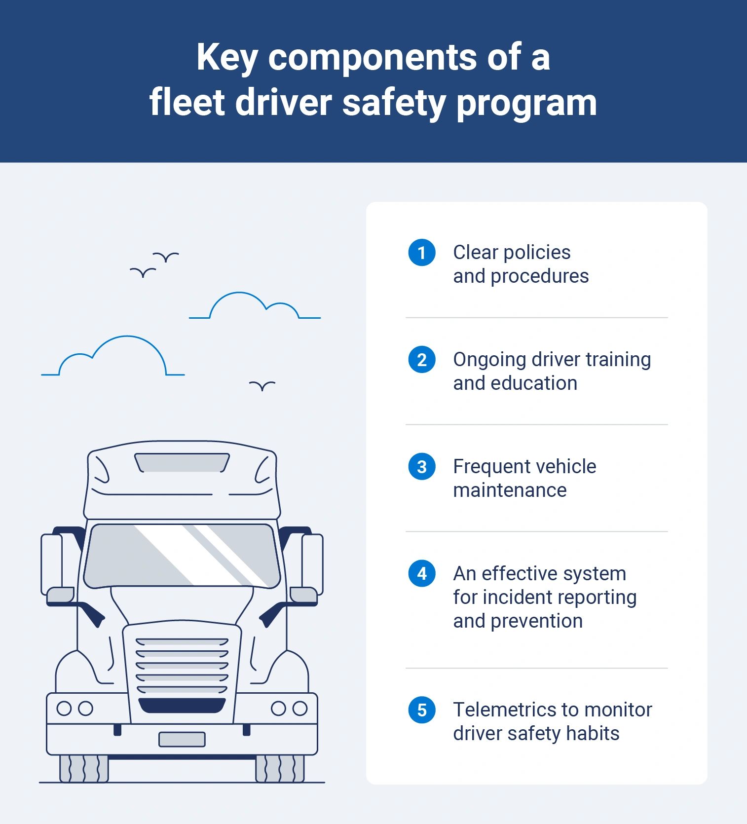 How to build an effective fleet driver safety program