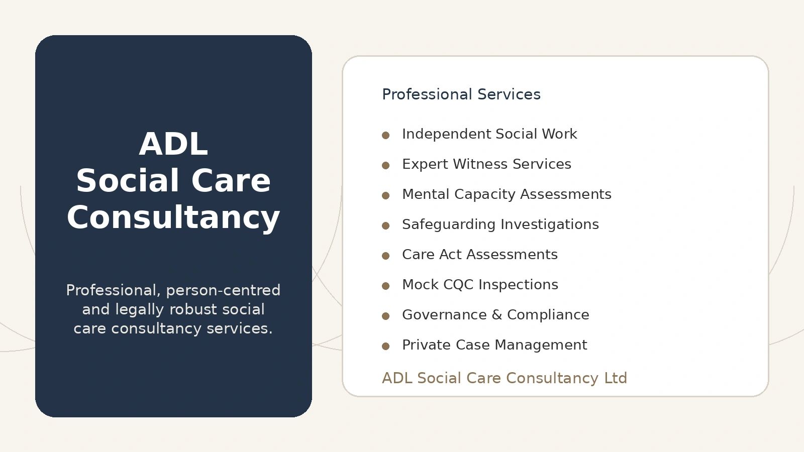 Trusted Independent Social Worker Services