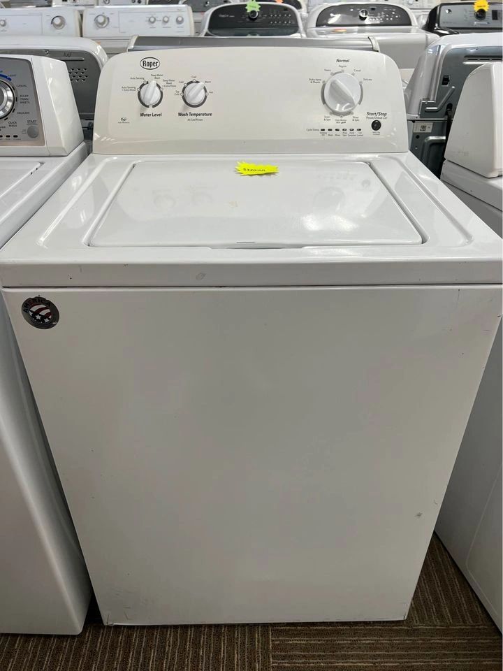 Roper Refurbished High-Efficiency Top-Load Washer, Wash-action agitator ...