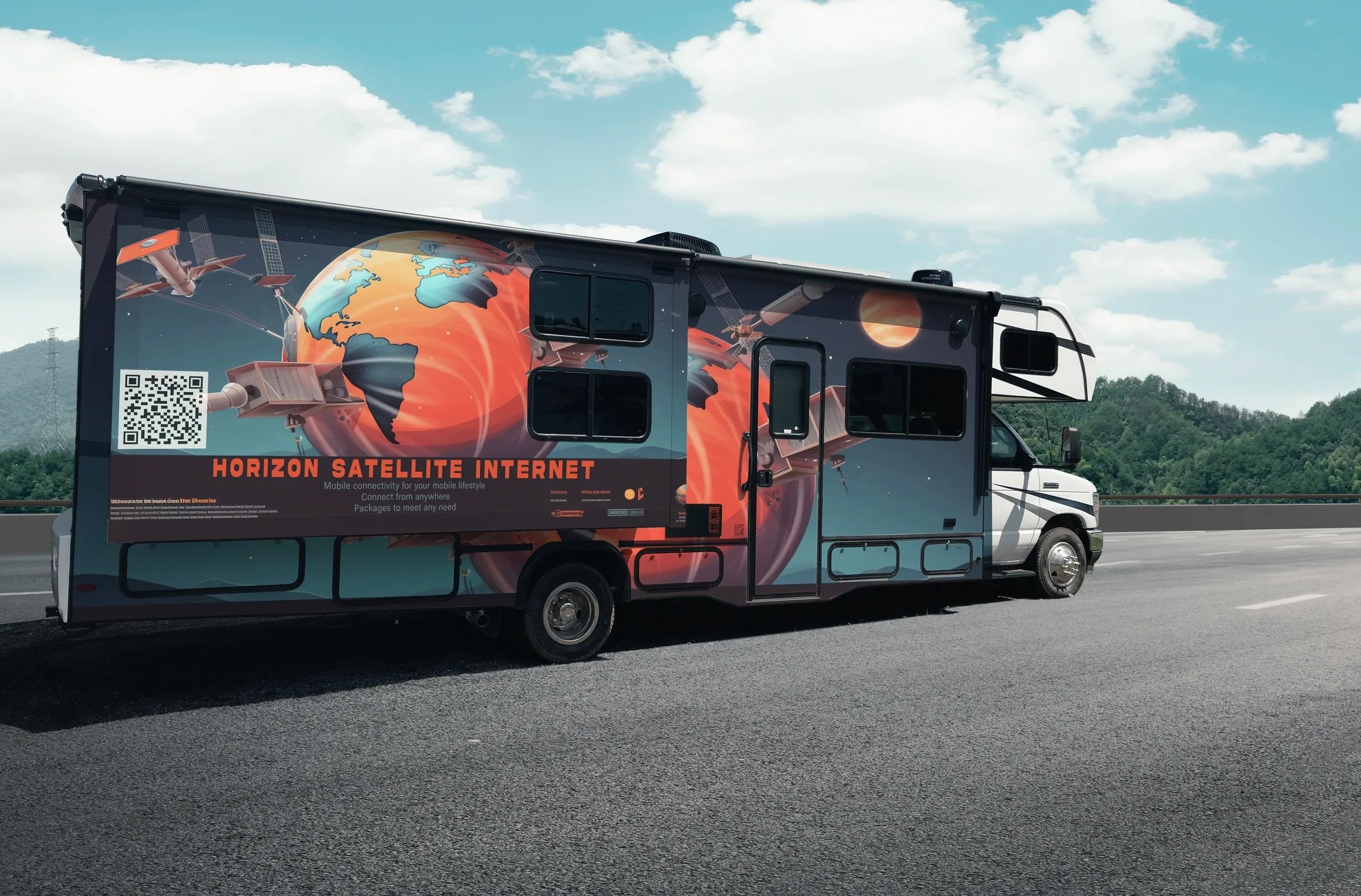 Host ads on your RV to earn money