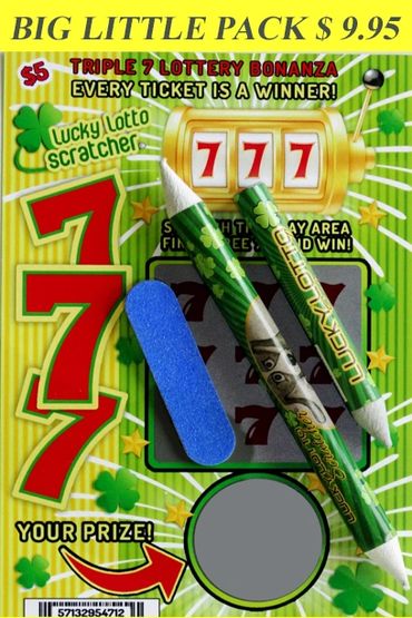 Lucky Lotto Scratcher - Lottery Ticket Scratcher, Gambling, Lottery